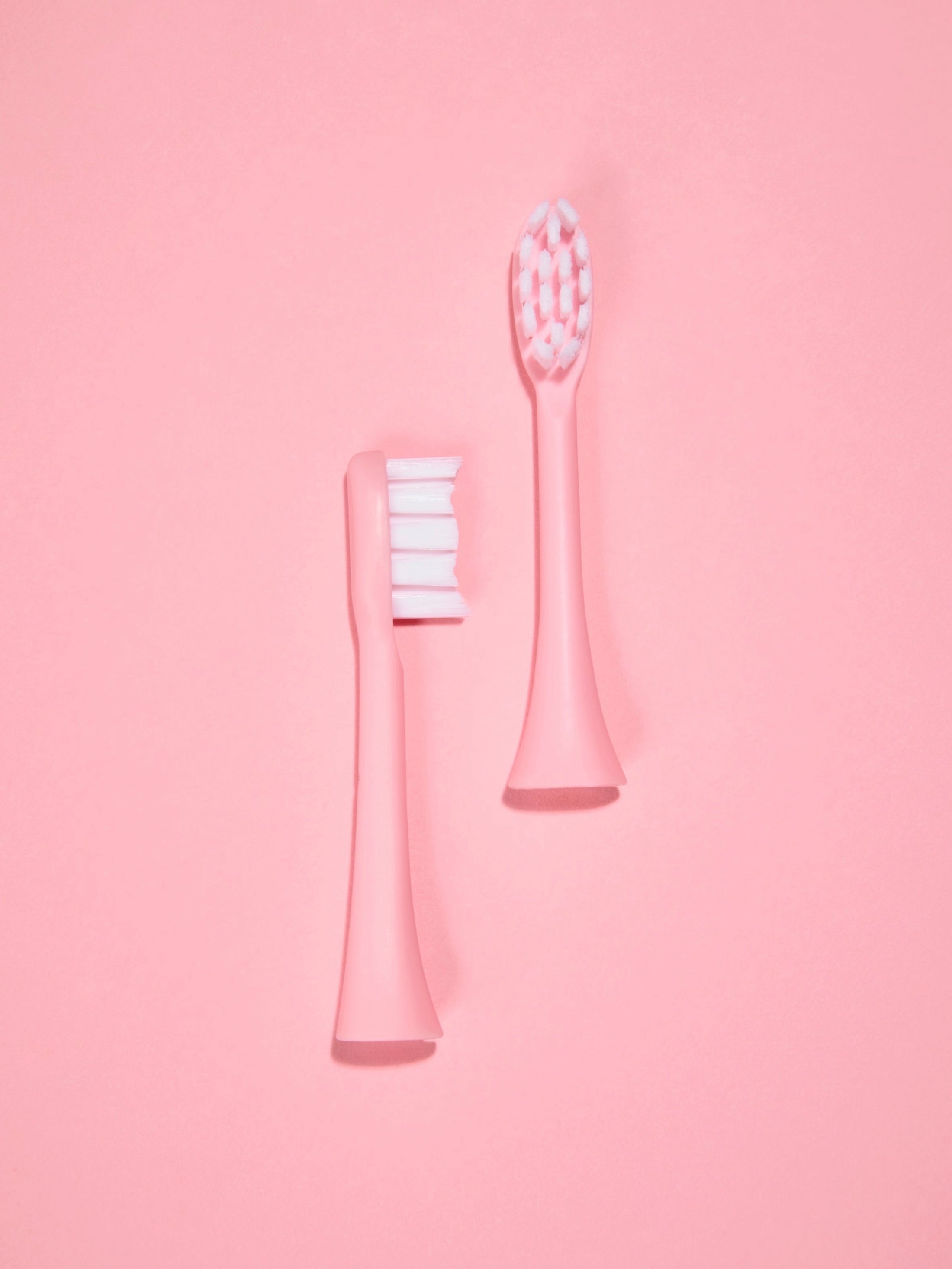 Light Pink Toothbrush Head 2 Pack – Moon Oral Care