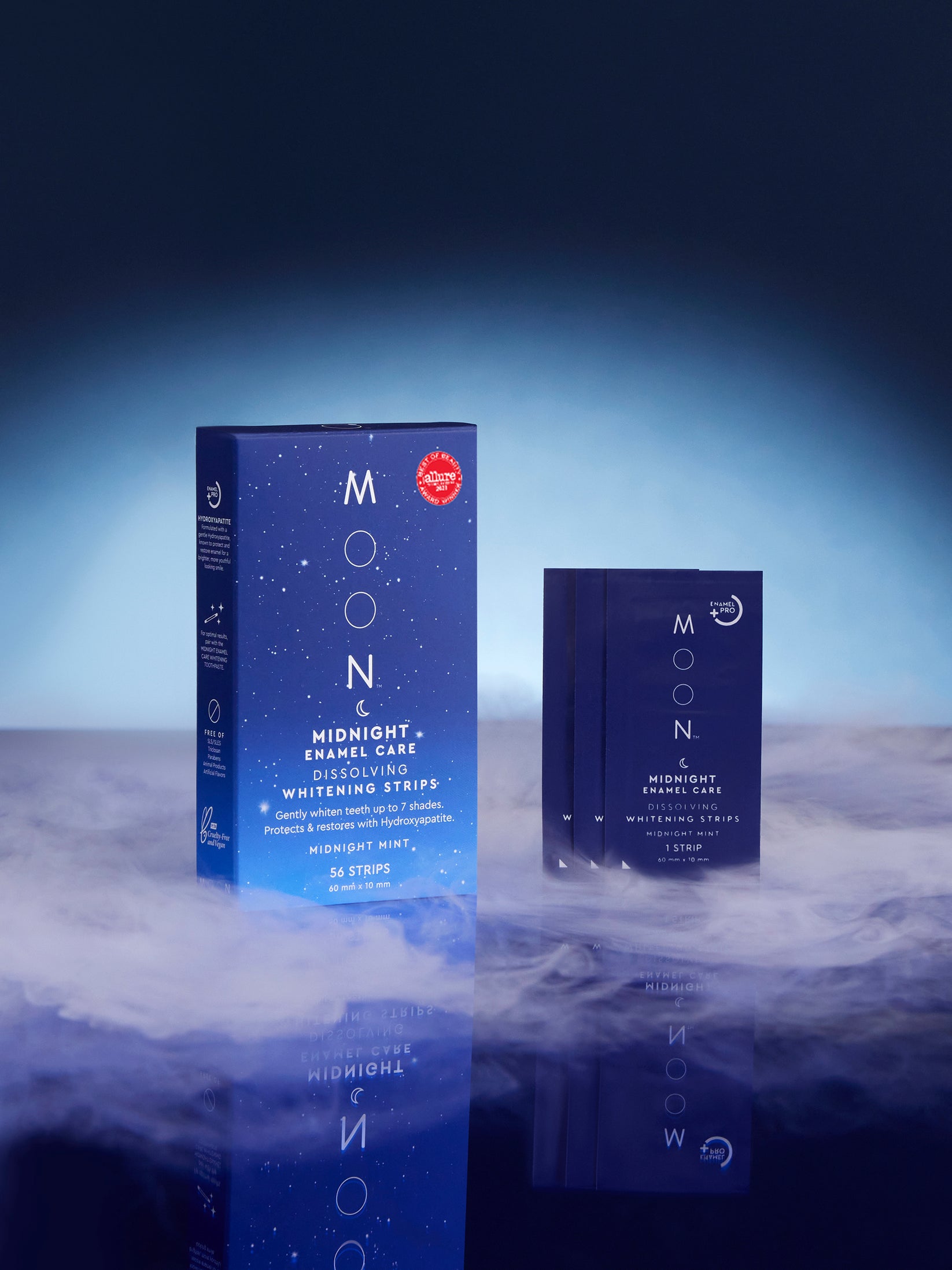Midnight Dissolving Teeth Whitening Strips – Moon Oral Care