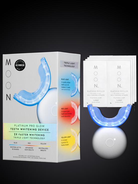 MOON Professional Teeth Whitening Kit - Platinum Pro Glow Teeth ...
