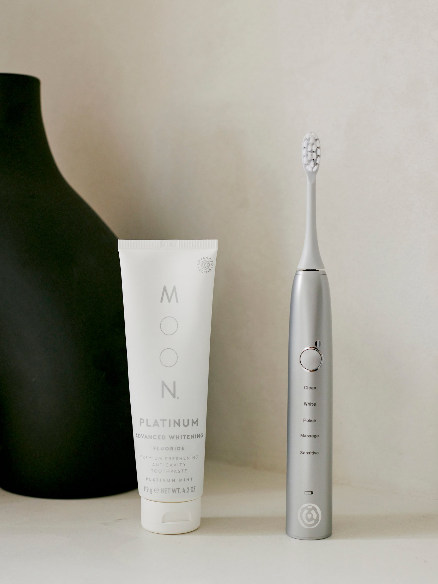 MOON Platinum Advanced Teeth Whitening Toothpaste with Fluoride – Moon ...