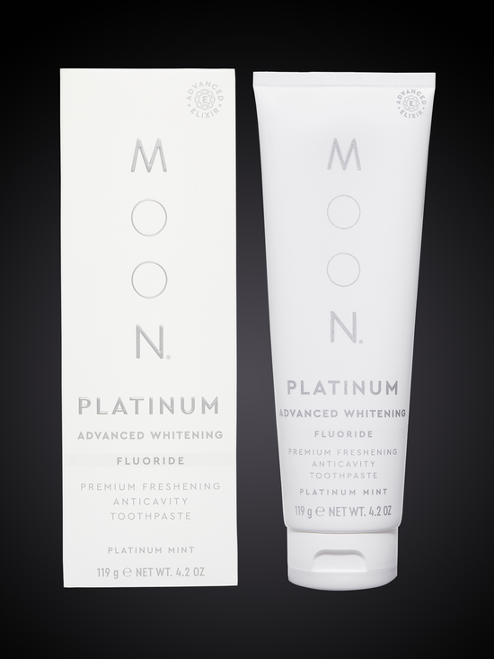 MOON Platinum Advanced Teeth Whitening Toothpaste with Fluoride – Moon ...