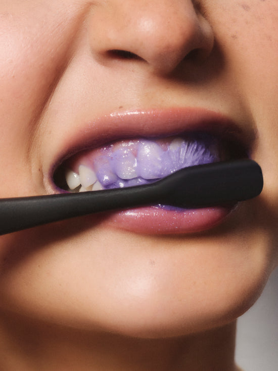 Purple Color Corrector Toothpaste for Teeth Whitening – Moon Oral Care