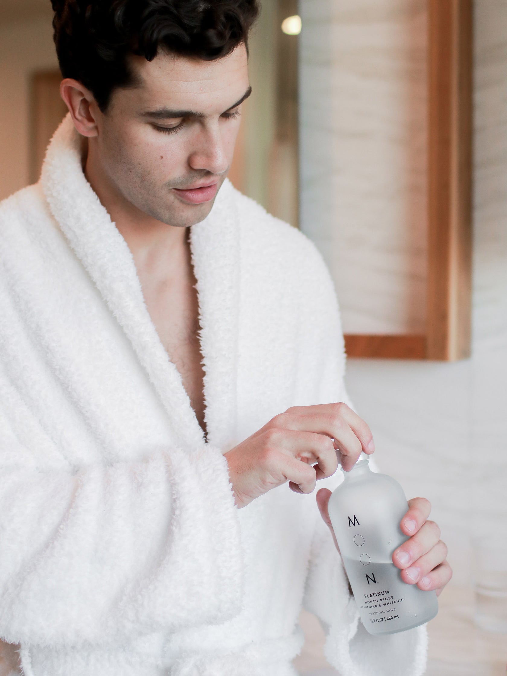 MOON Platinum Whitening Mouth Rinse - Teeth Whitening Mouth Wash for ...