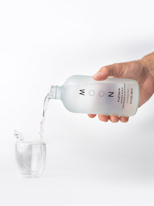 MOON Platinum Whitening Mouth Rinse - Teeth Whitening Mouth Wash for ...