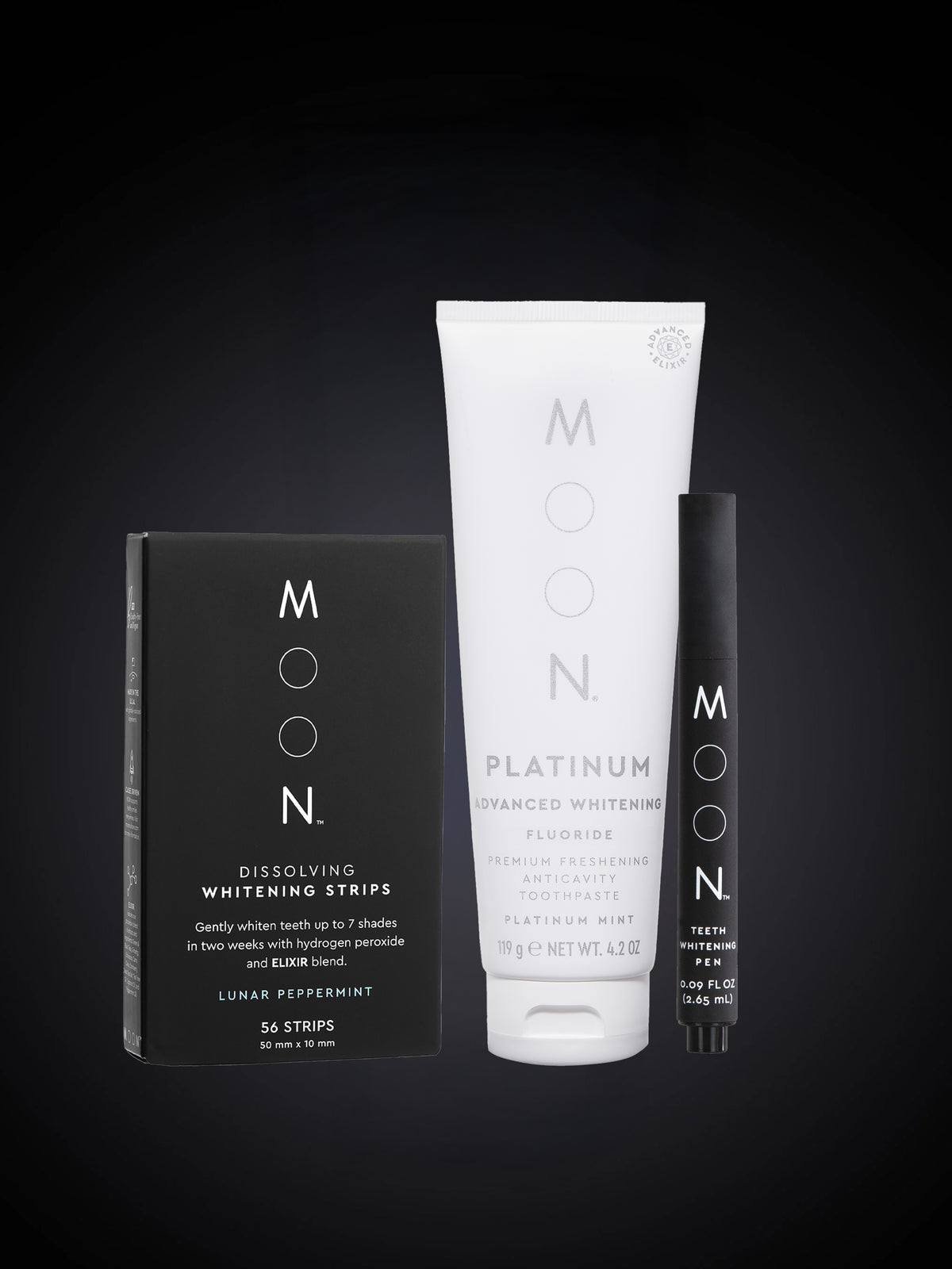 MOON Platinum Whitening Mouth Rinse - Teeth Whitening Mouth Wash for ...